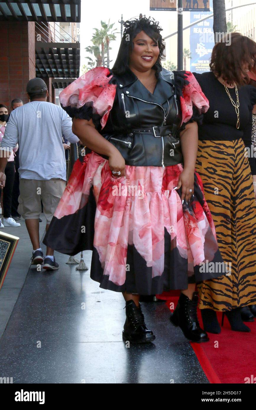 Los Angeles, CA. 8th Nov, 2021. Lizzo at a public appearance for Star ...