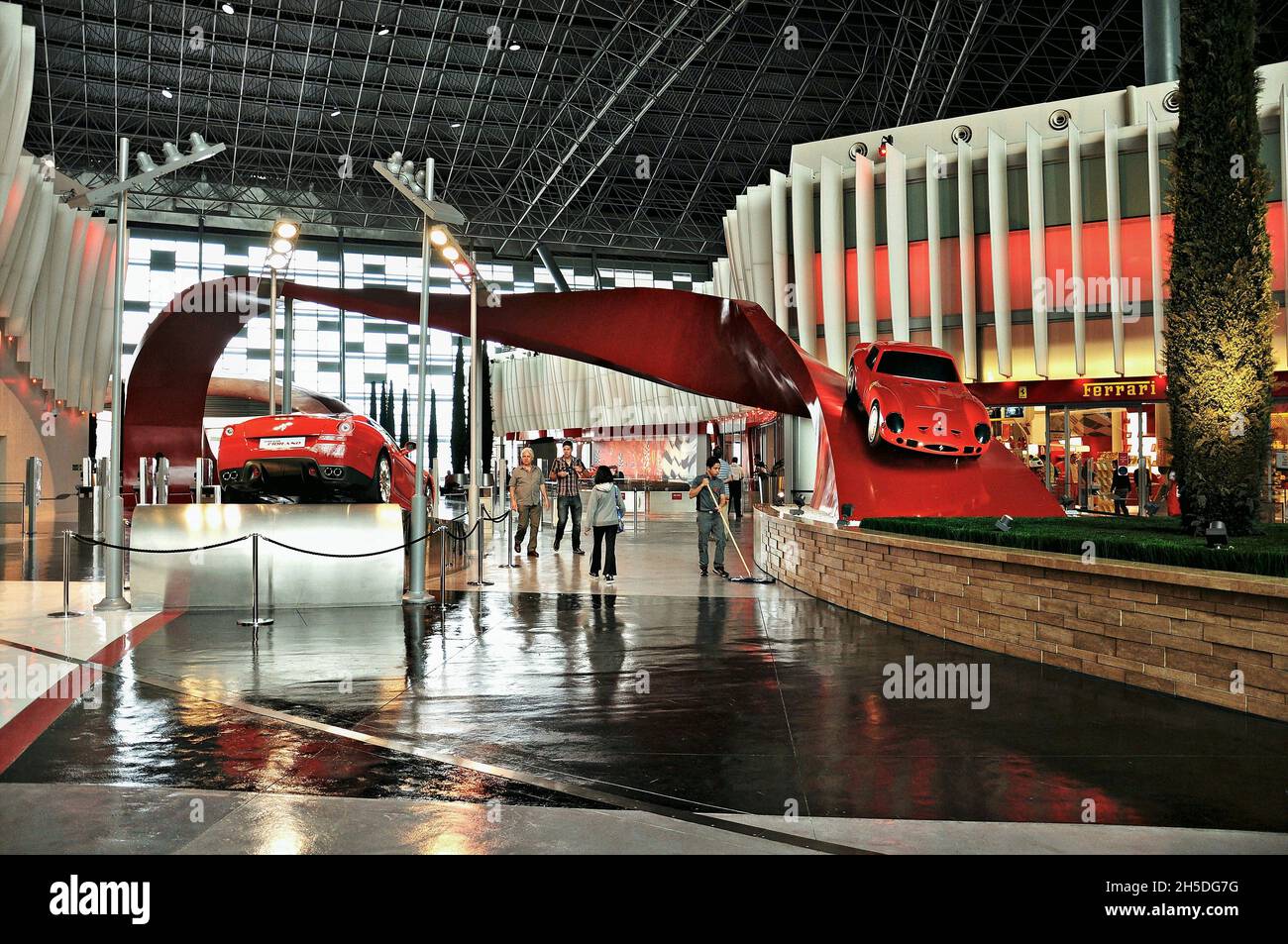 Ferrari World themed amusement park, Yas Island, Abu Dhabi, United Arab ...