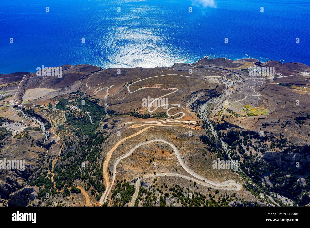 Kreta aus der Luft | Crete from above Stock Photo - Alamy