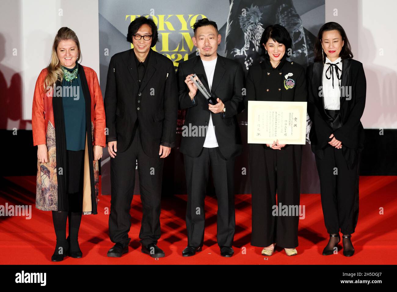 November 08, 2021. 08th Nov, 2021. Andrijana Cvetkovik, Isao Yukisada ...