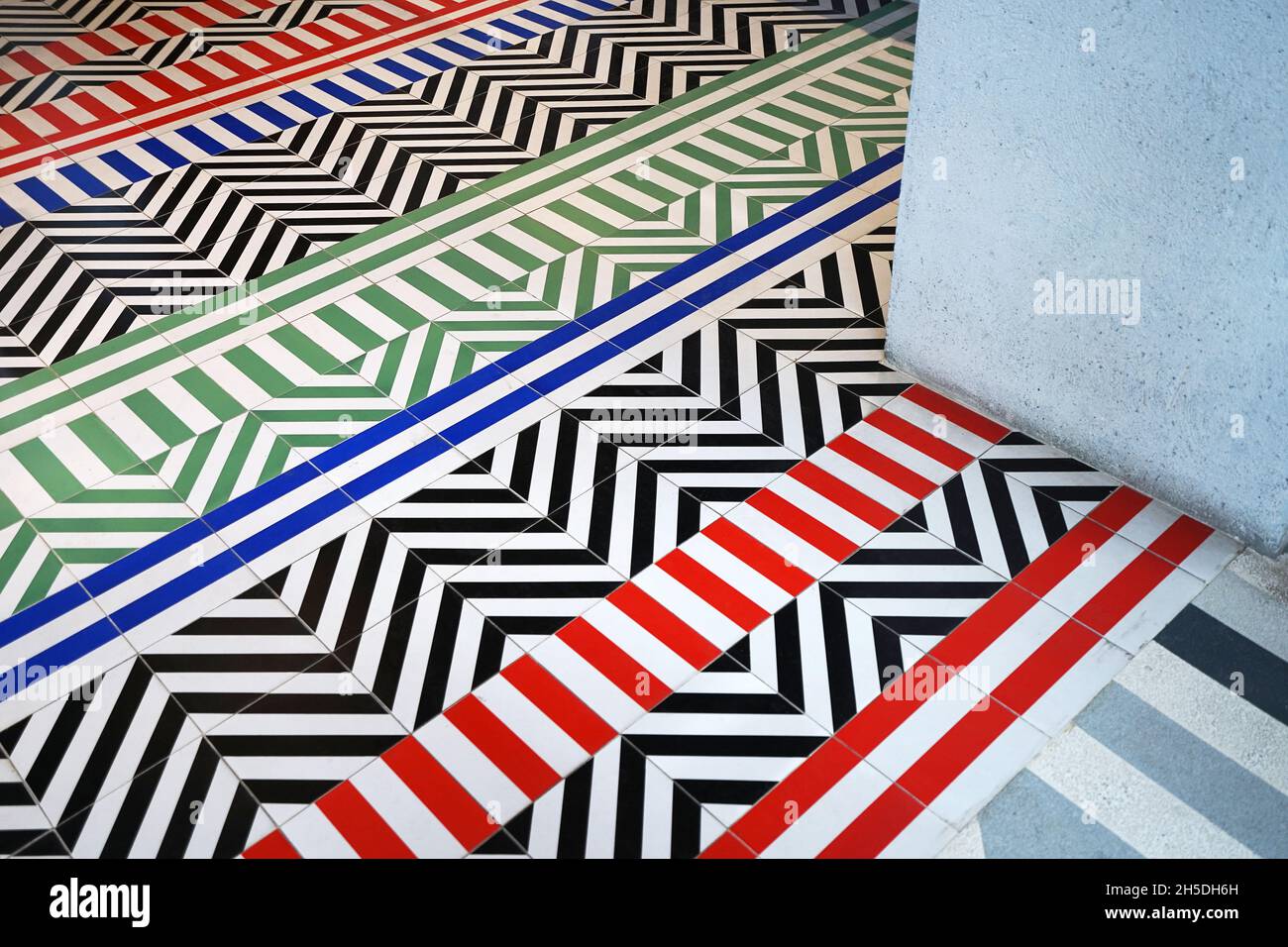 Colorful floor tile texture and surface Stock Photo - Alamy