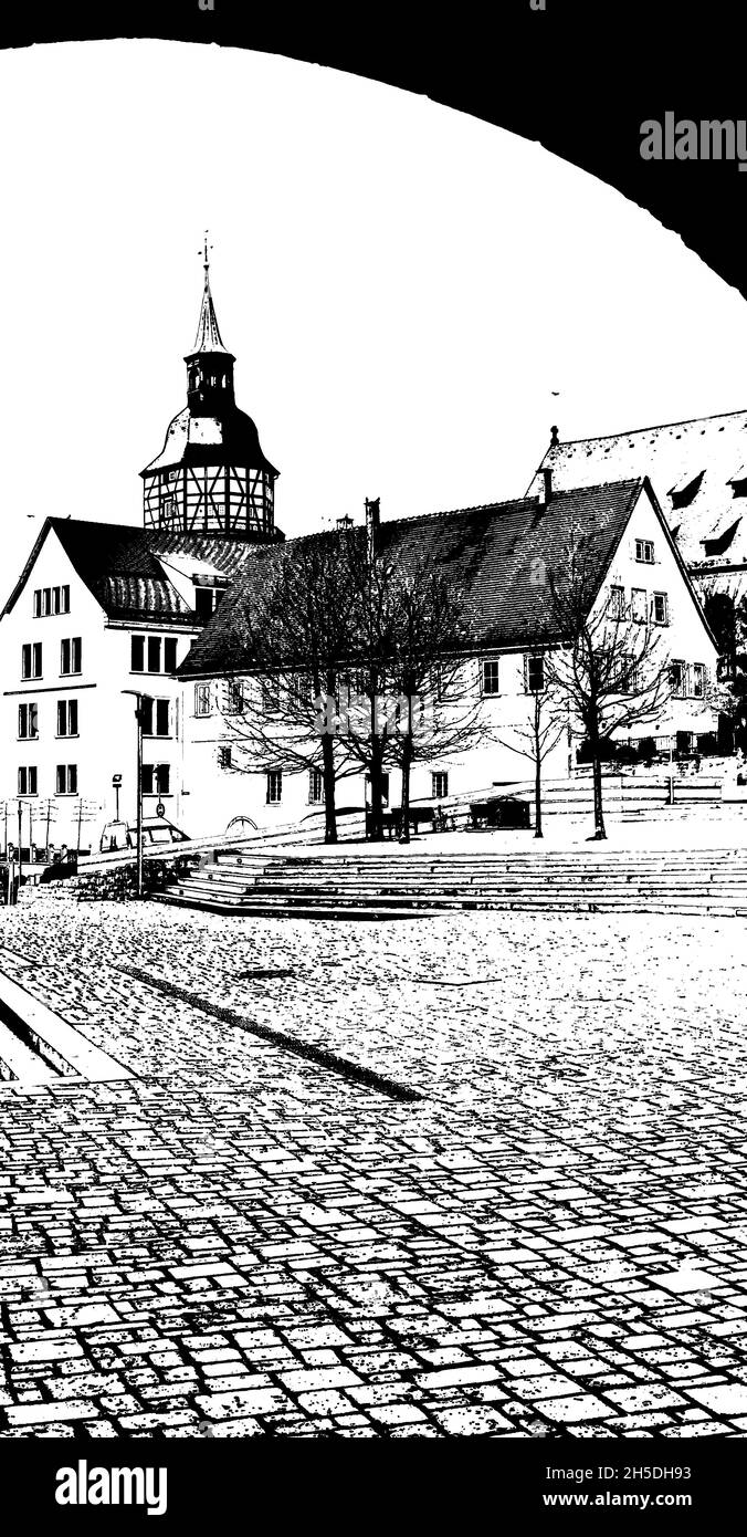 City tower baden Black and White Stock Photos & Images - Alamy