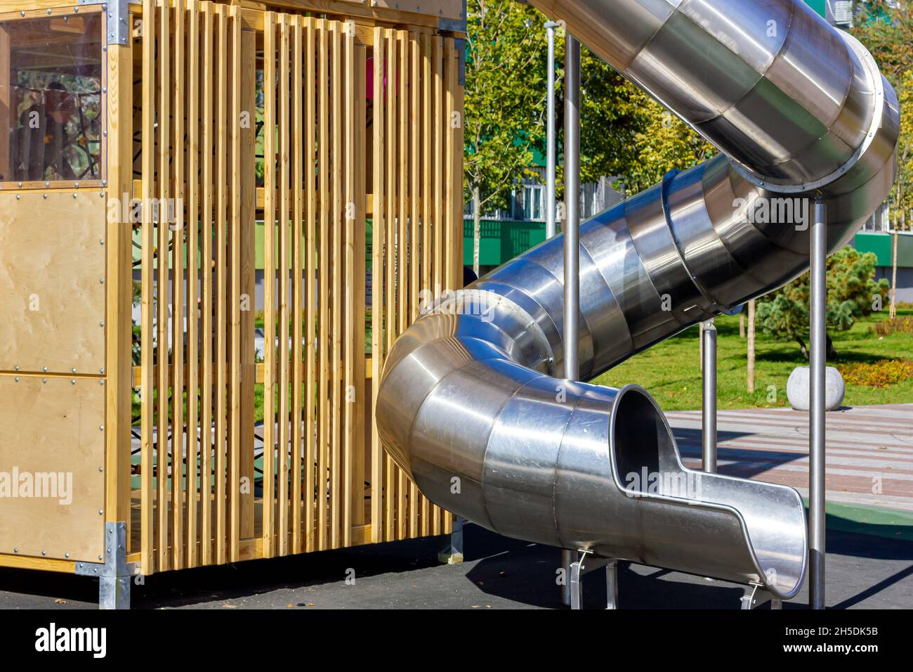 Steel slide hi-res stock photography and images - Alamy