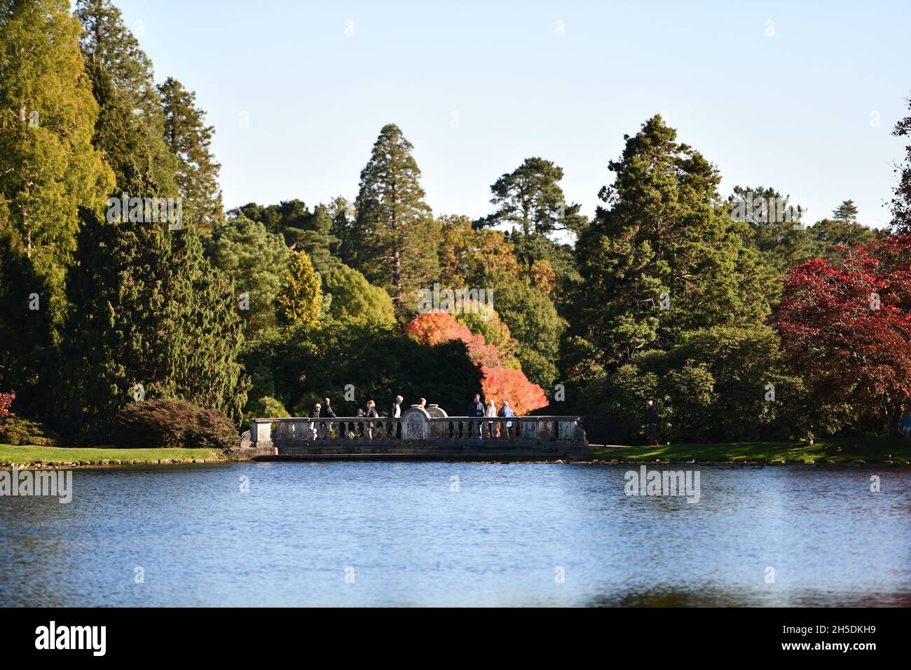 Trees and parks in Autumn colours Stock Photo - Alamy