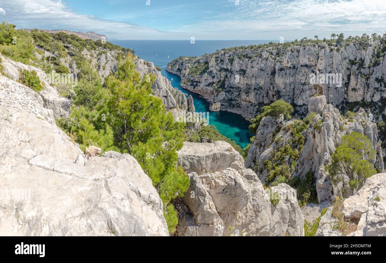 Calanque d'En-Vau *** Local Caption *** Cassis, France, landscape ...