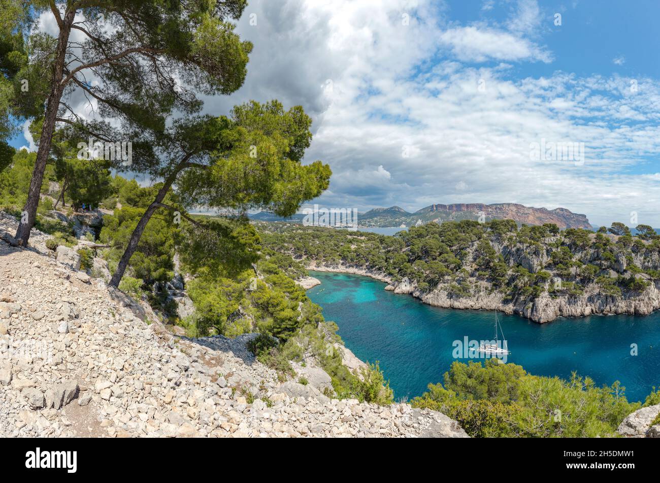 Calanque de Port Pin *** Local Caption *** Cassis, France, landscape ...