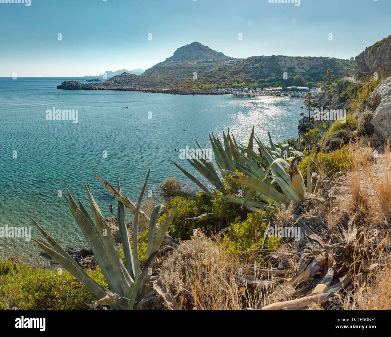 Ladiko Beach *** Local Caption *** Kallithea, Rhodos, Rhodes, Greece ...