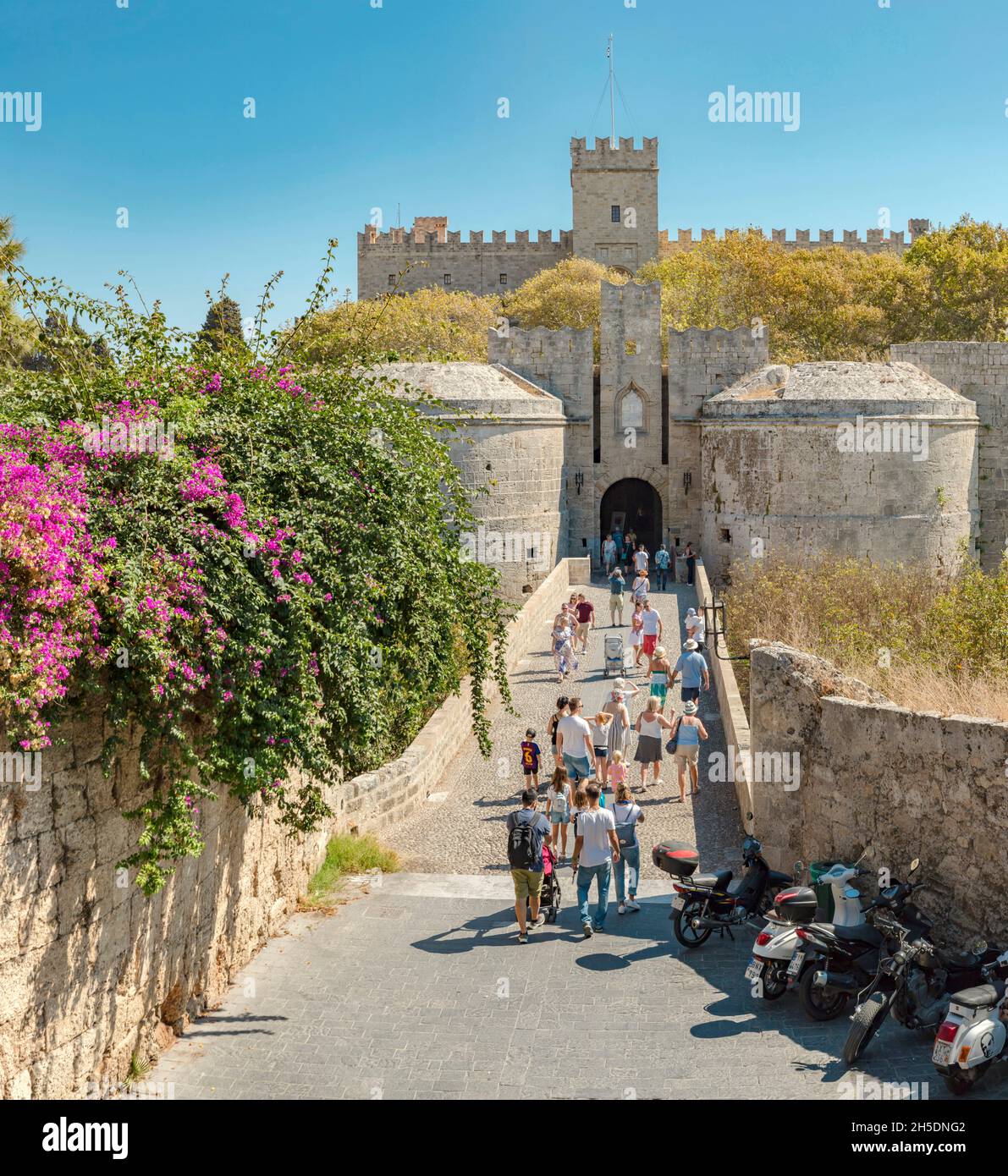 Gate of Amboise, citu gate in the ramparts *** Local Caption *** Rhodes ...