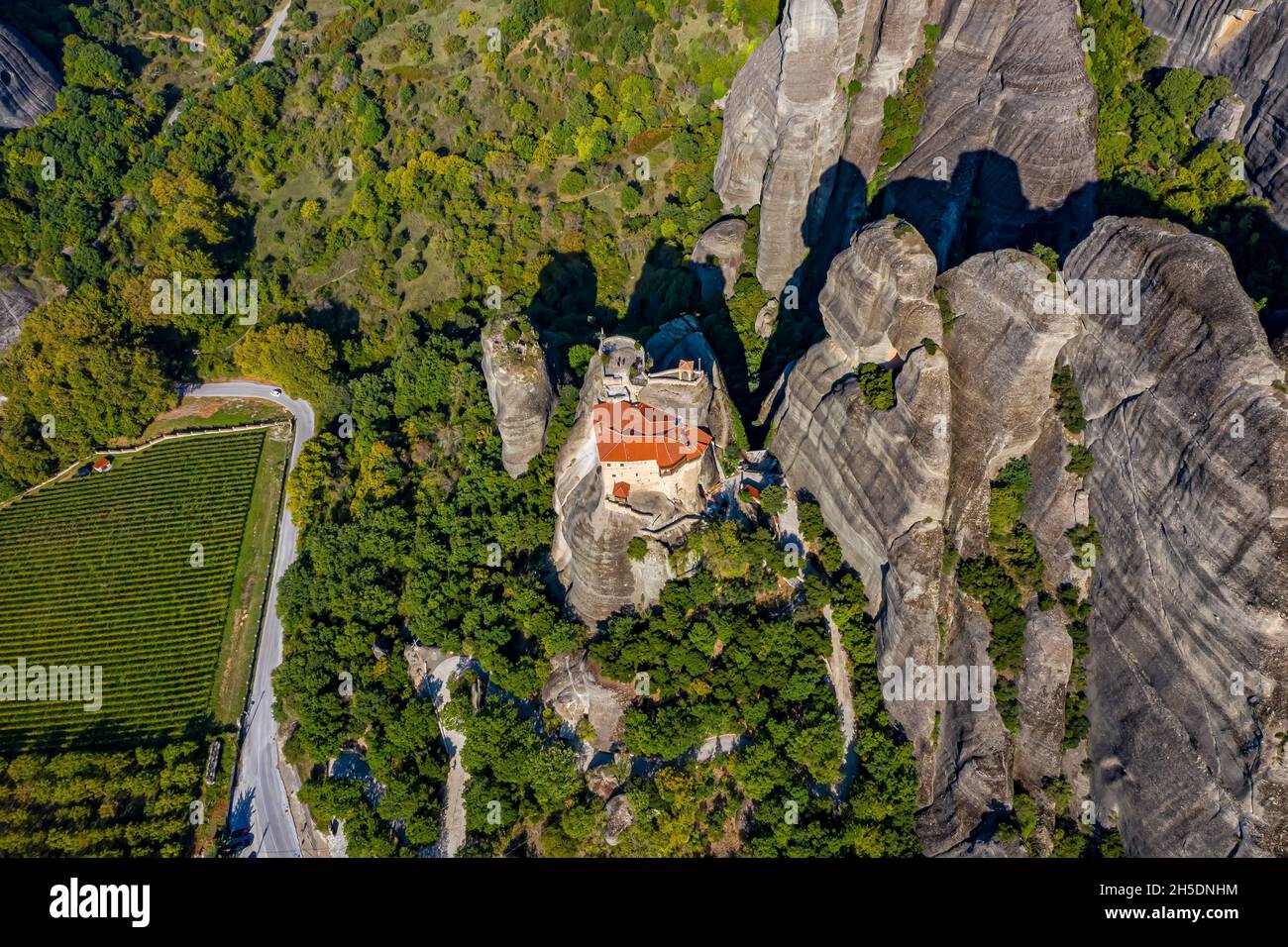 Meteora kloster luftfoto hi-res stock photography and images - Alamy