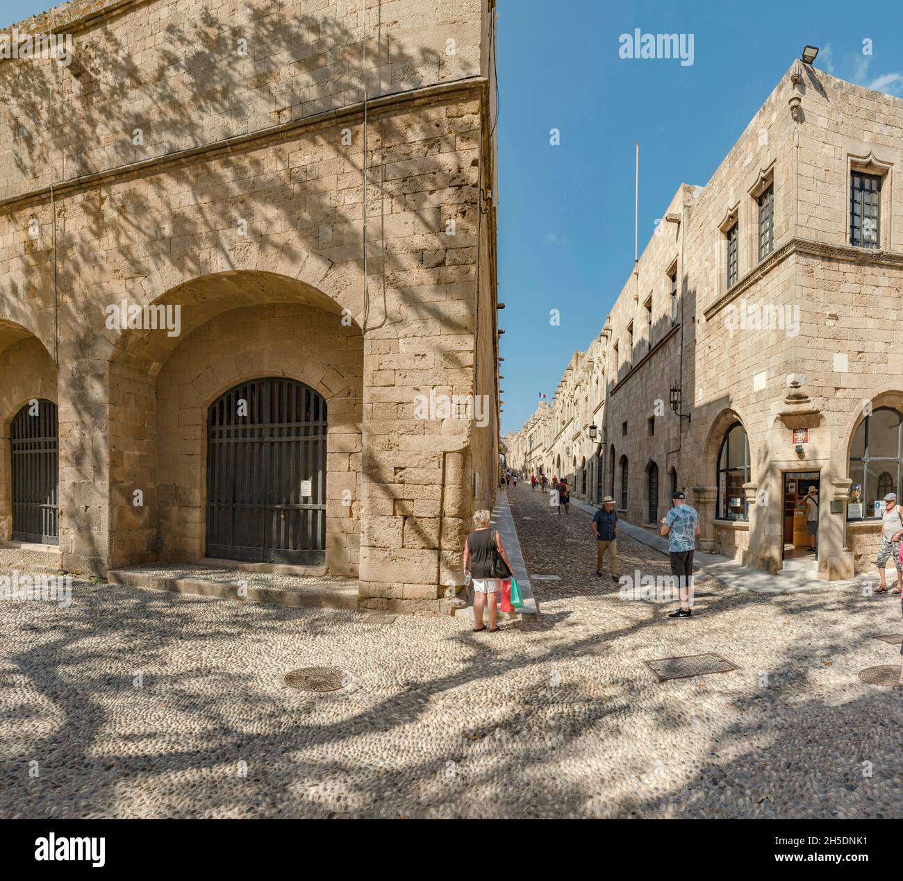 Street of the Knights of Rhodes *** Local Caption *** Rhodos town ...