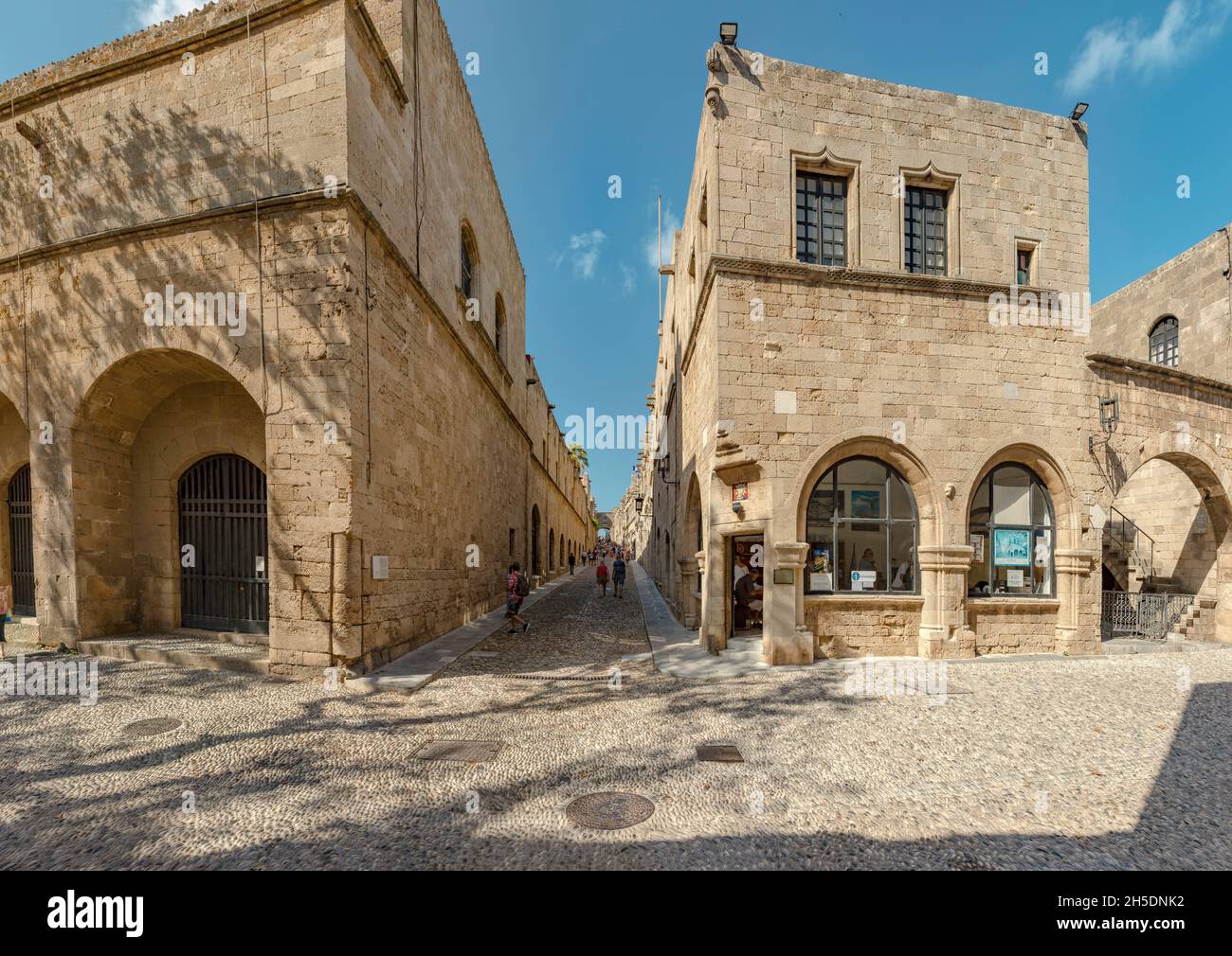 Street of the Knights of Rhodes *** Local Caption *** Rhodos town ...