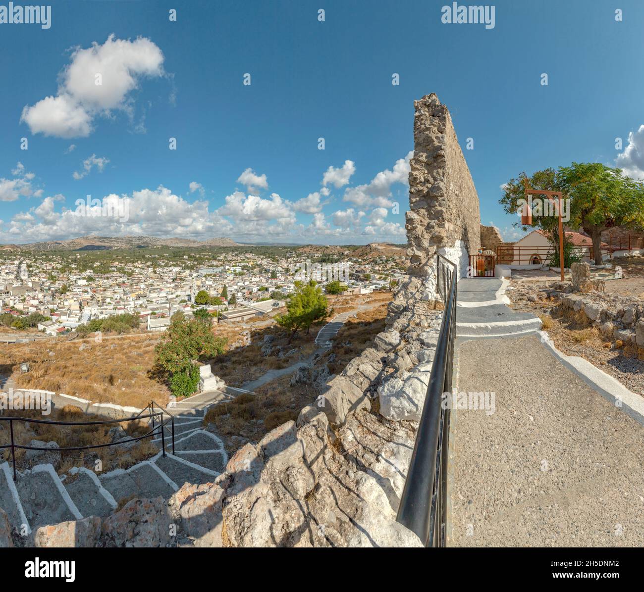 Archangelos Fort Castle *** Local Caption *** Archangelos, Rhodos ...