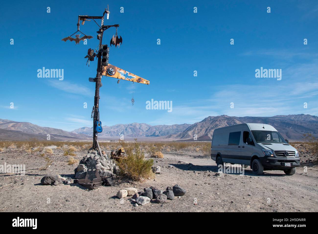 Saline Valley warm springs are surrounded by an oasis and campground ...