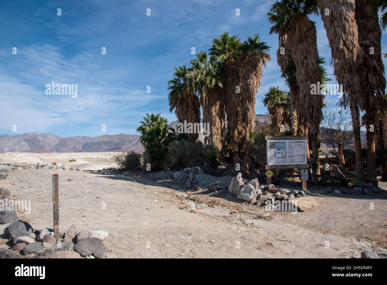 Saline Valley warm springs are surrounded by an oasis and campground ...