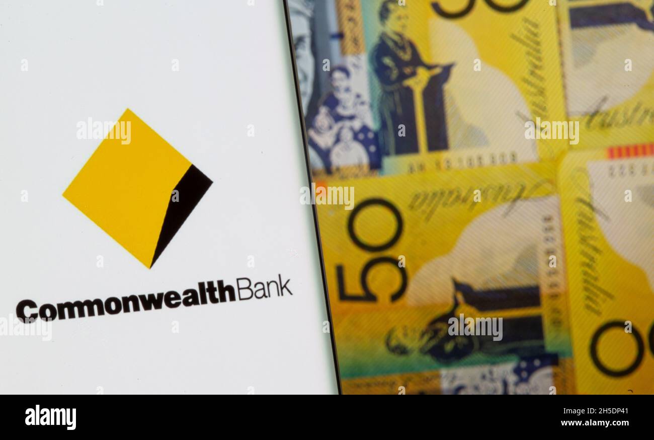 Commonwealth bank australia logo hi-res stock photography and images ...