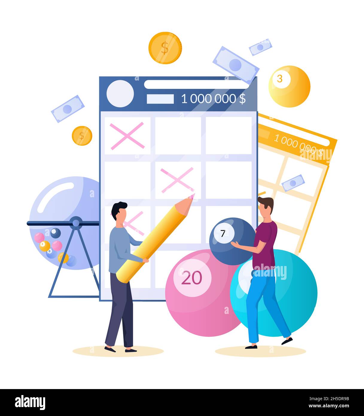 Raffle ticket numbers Stock Vector Images - Alamy