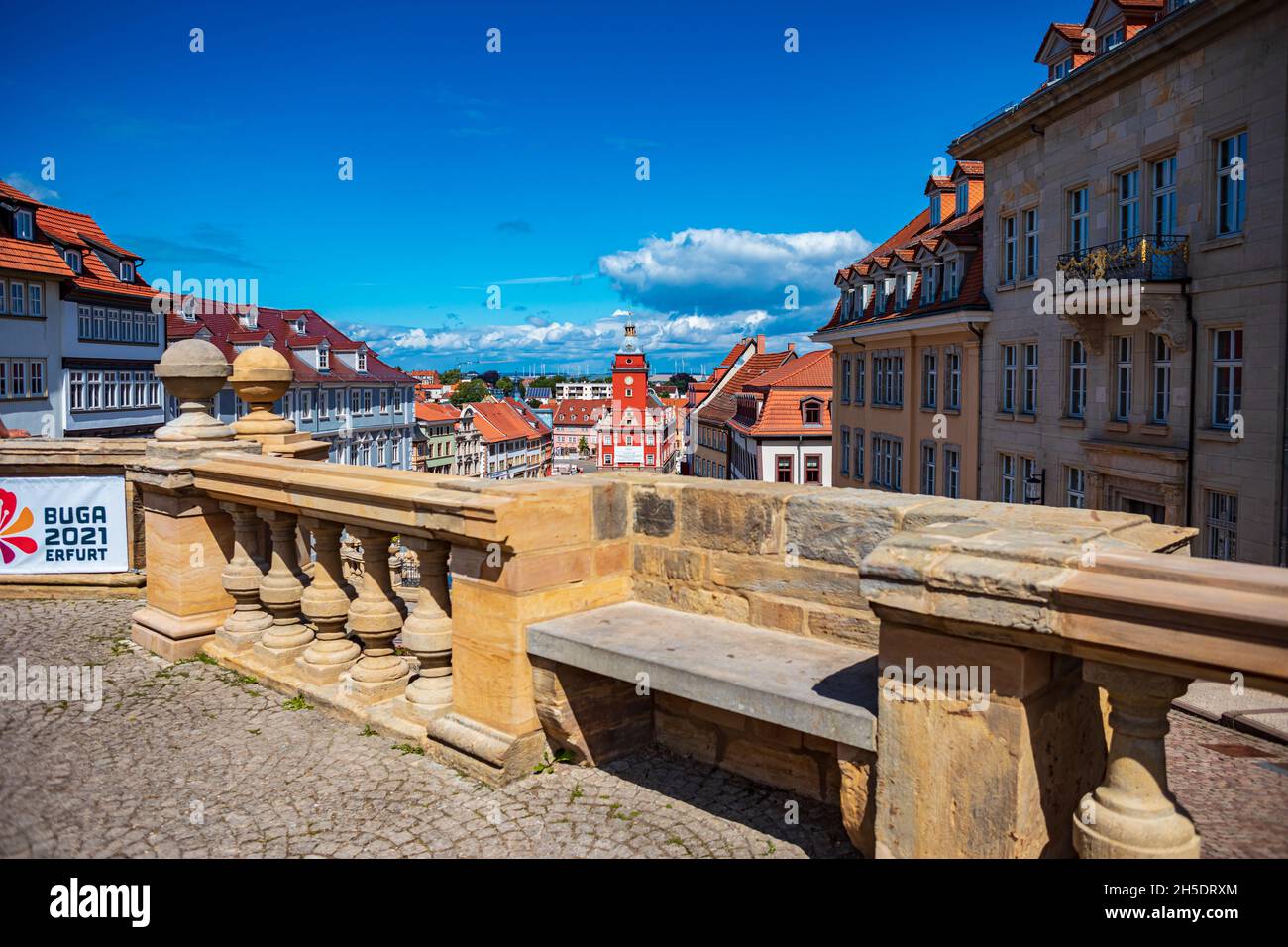 GOTHA, GERMANY - CIRCA AUGUST, 2021: The townscape of Gotha, Thuringia ...