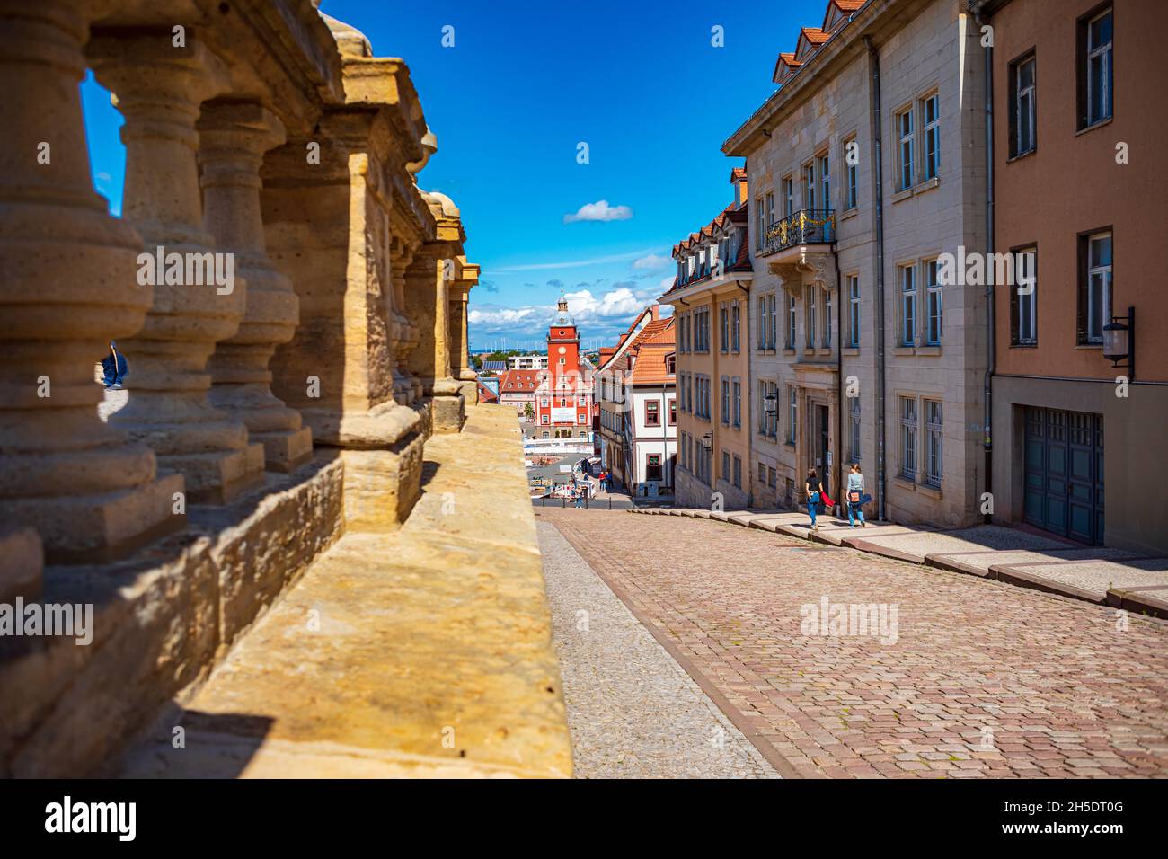GOTHA, GERMANY - CIRCA AUGUST, 2021: The townscape of Gotha, Thuringia ...