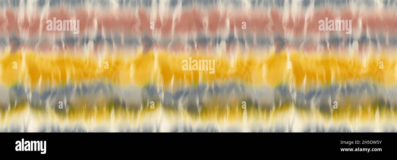 Seamless funky striped tie dye motif print border for surface design ...