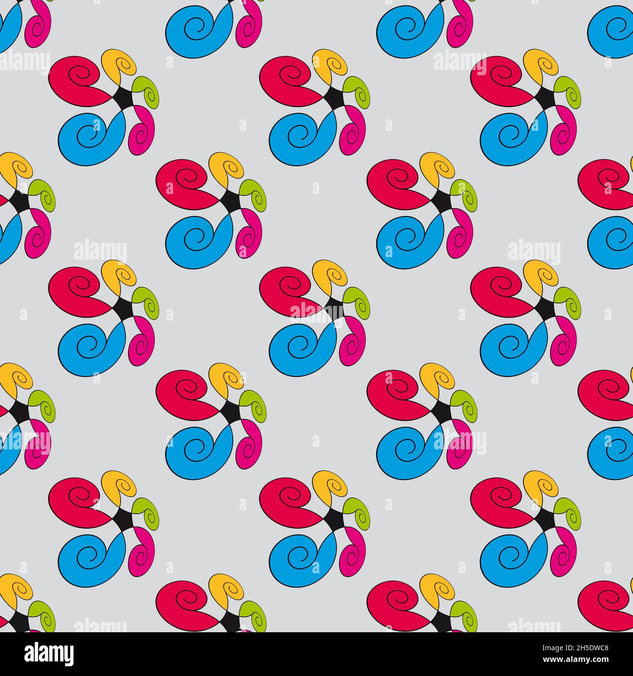 Colorful vector seamless pattern tile for creative design needs Stock ...