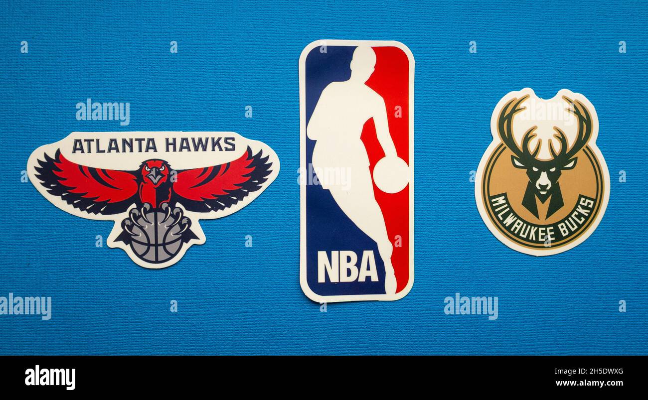 Atlanta hawks logo symbol icon hi-res stock photography and images - Alamy