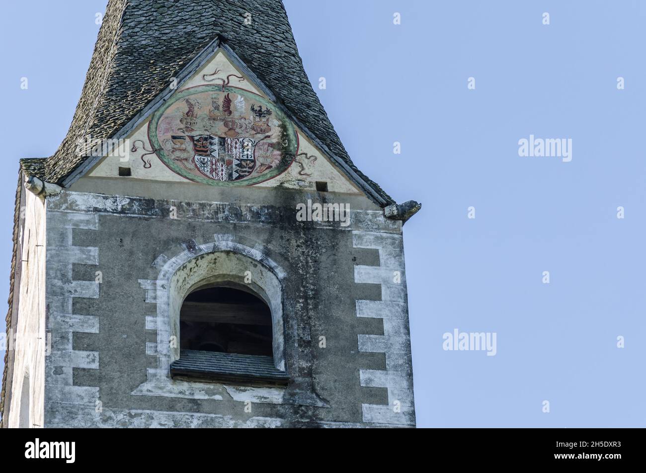 church tower at an old castle Stock Photo - Alamy