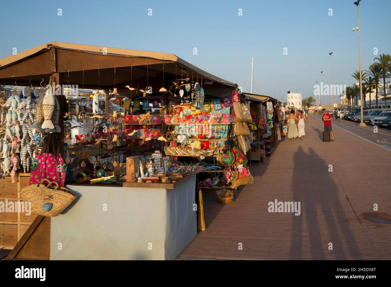 Harbor, La Savina, Market, Balearis Islands, Formentera, Spain Stock ...