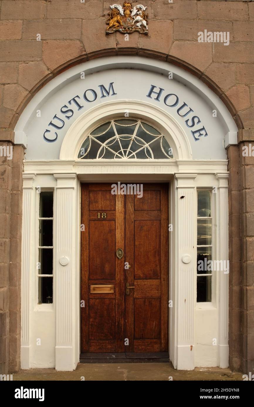 The old Custom House, Berwick on Tweed, Northumberland, UK Stock Photo ...