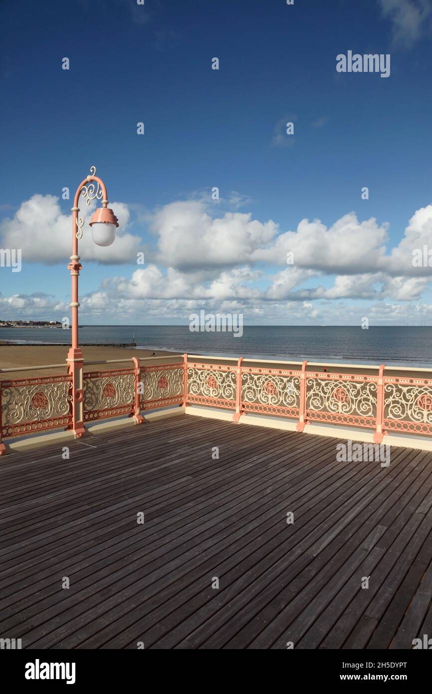 The newly restored and partly reconstructed Colwyn Bay pier, Conwy ...