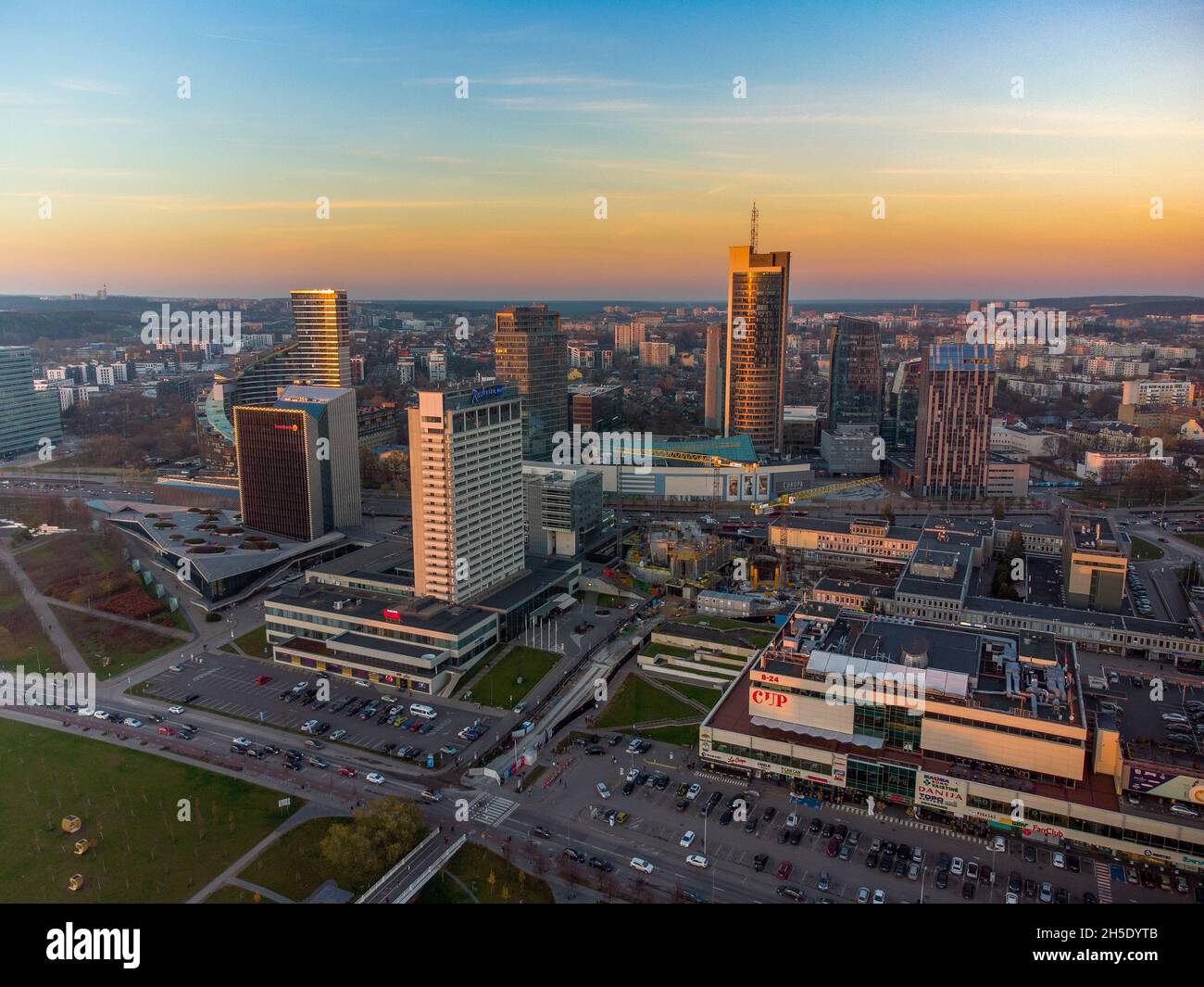 Golden vilnius hi-res stock photography and images - Alamy