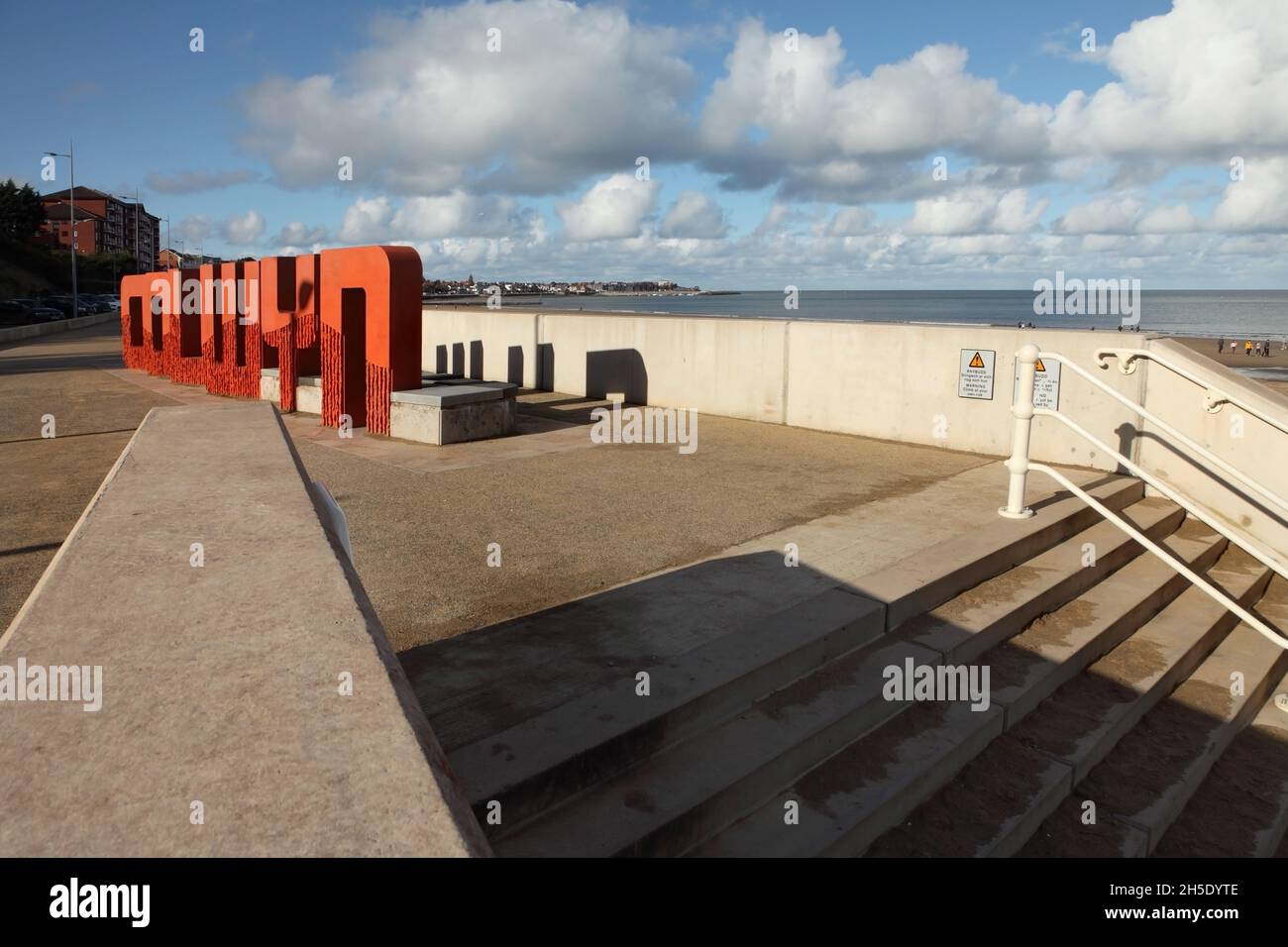 Colwyn Bay seafront, Conwy, Wales, UK Stock Photo - Alamy