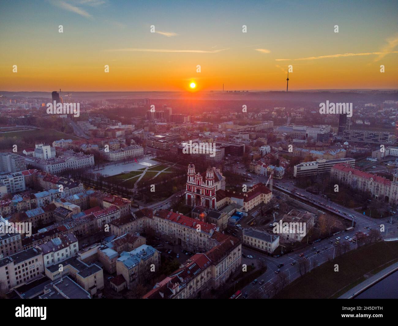 Vilnius europa tower hi-res stock photography and images - Alamy