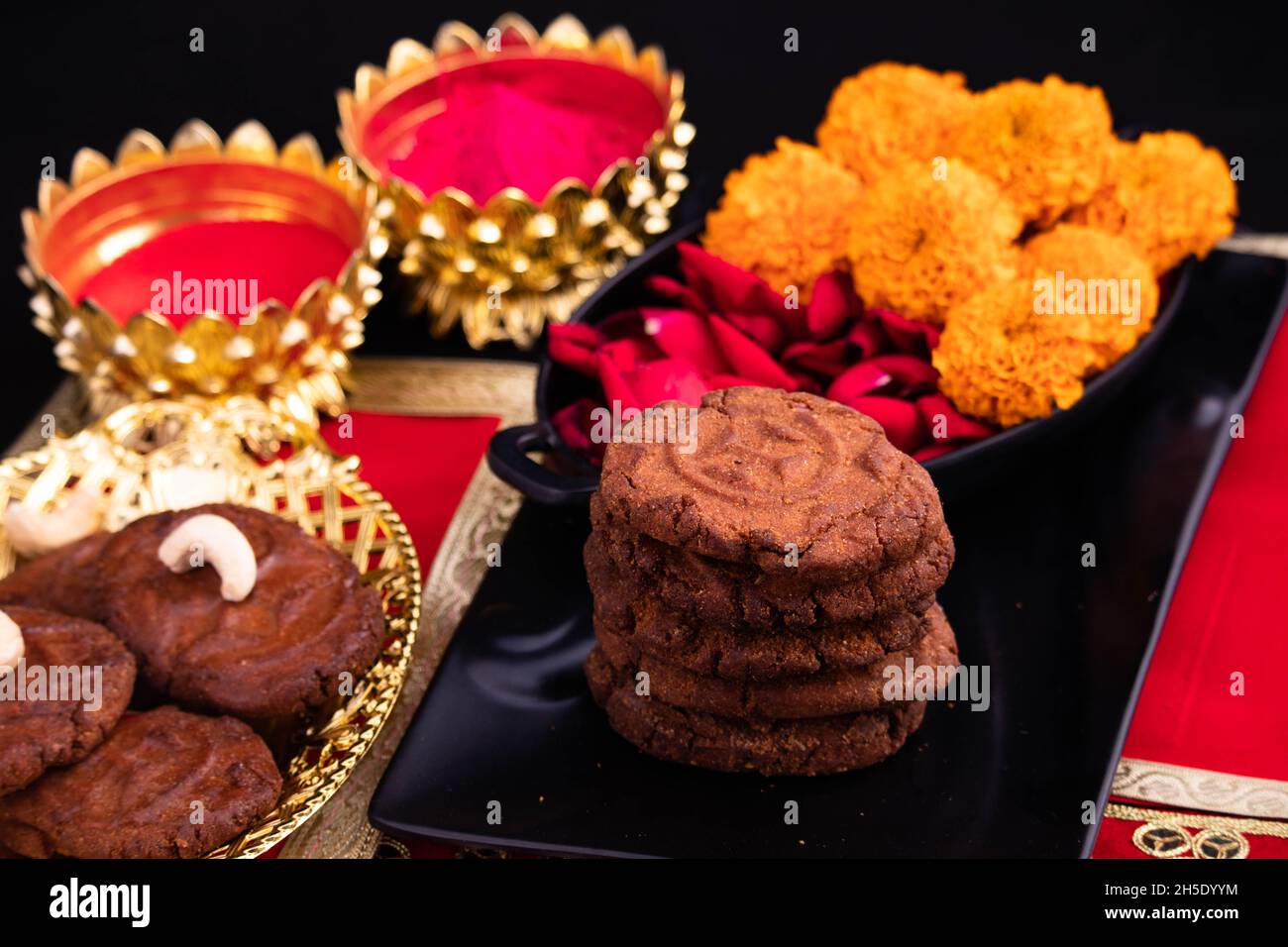 Indian Religious Mithai Called Thekua Thokwa Or Thekuwa Is Made Of ...