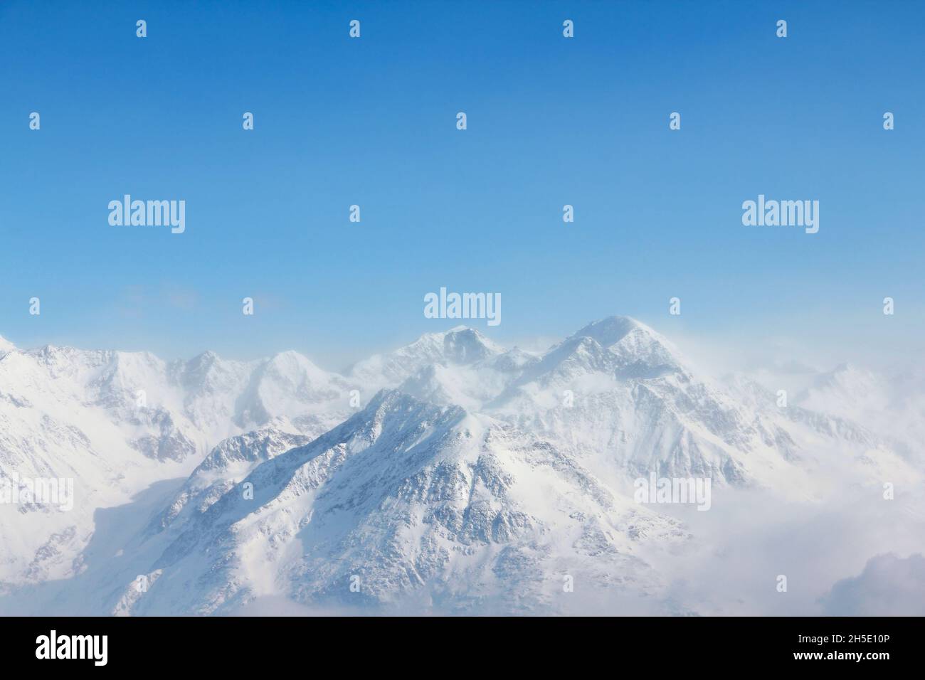 Winter mountain landscape Alps in Solden Austria ski resort Stock Photo ...
