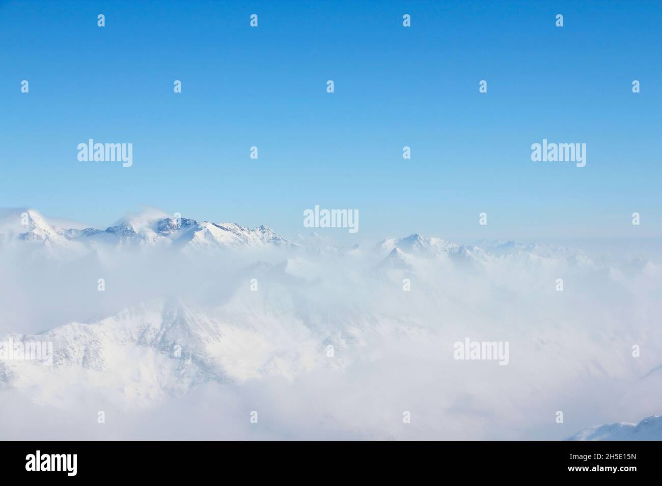 Winter mountain landscape Alps in Solden Austria ski resort Stock Photo ...