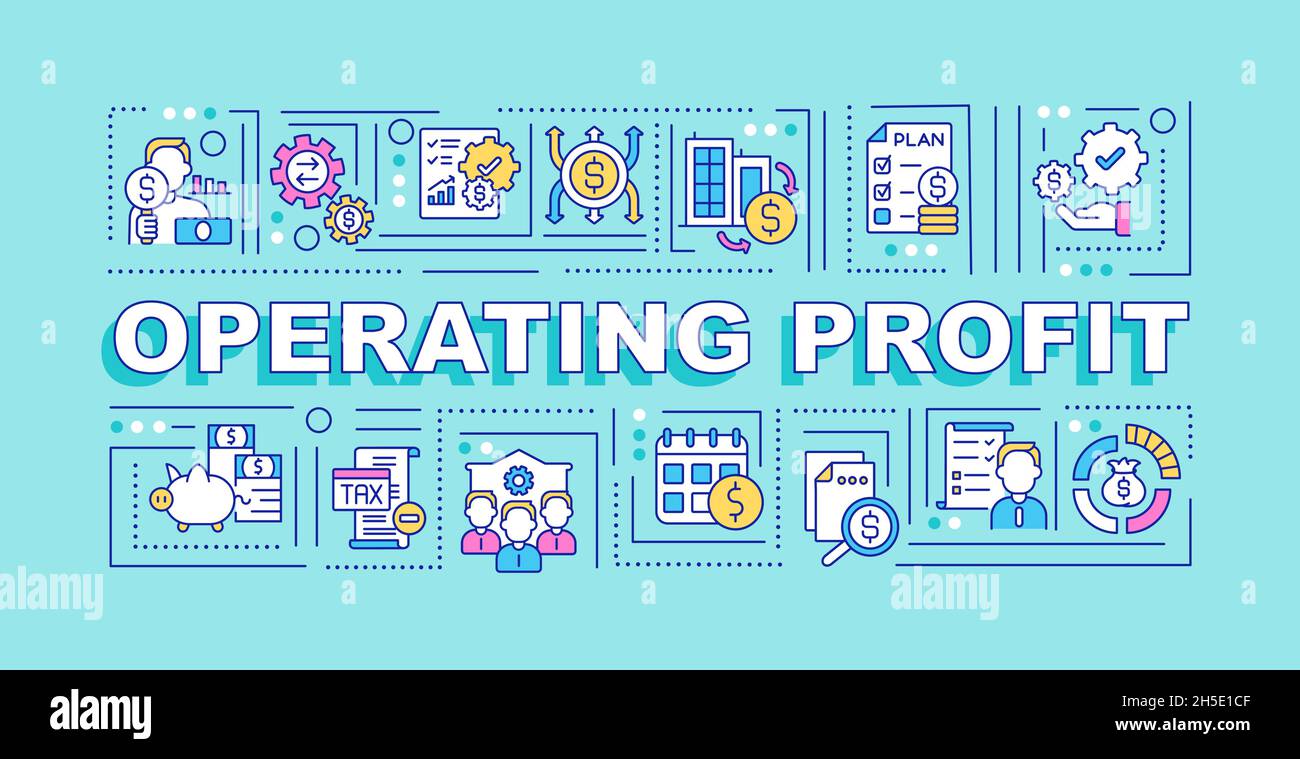Operating profit word concepts banner Stock Vector Image & Art - Alamy