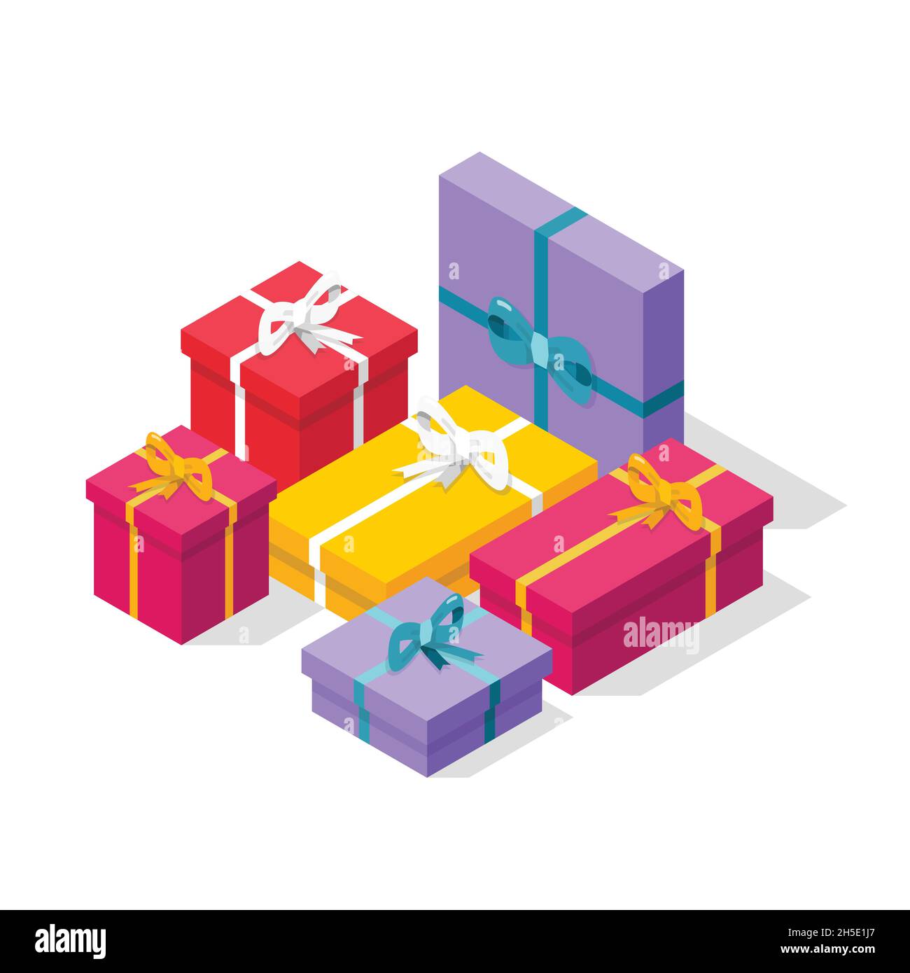 Boxes pile Stock Vector Images - Alamy