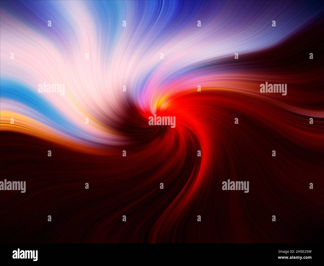 abstract red twisted light fibers effect background with waves Stock ...