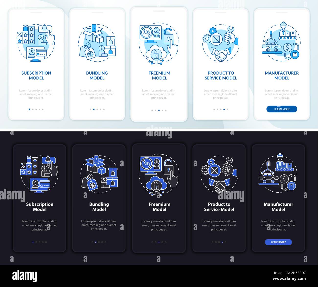 Types of business structures onboarding mobile app page screen Stock Vector Image & Art - Alamy