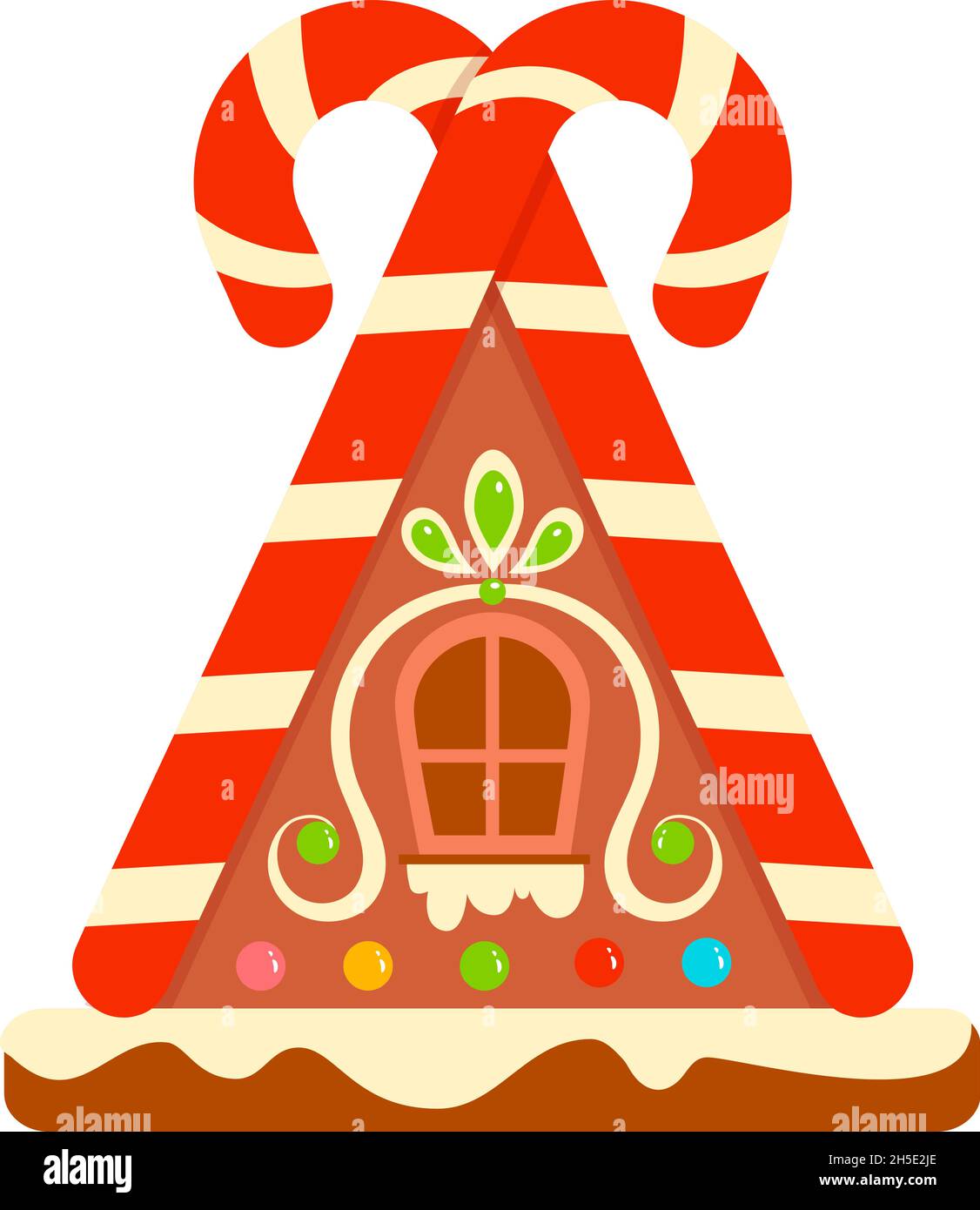 Cute Gingerbread House Clip Art