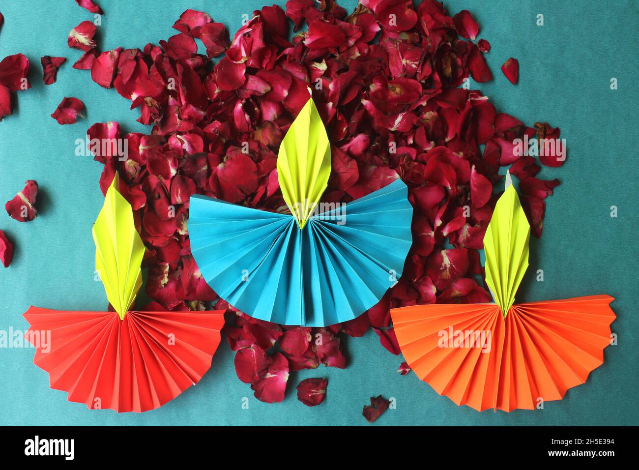 Diwali diya yellow hi-res stock photography and images - Alamy