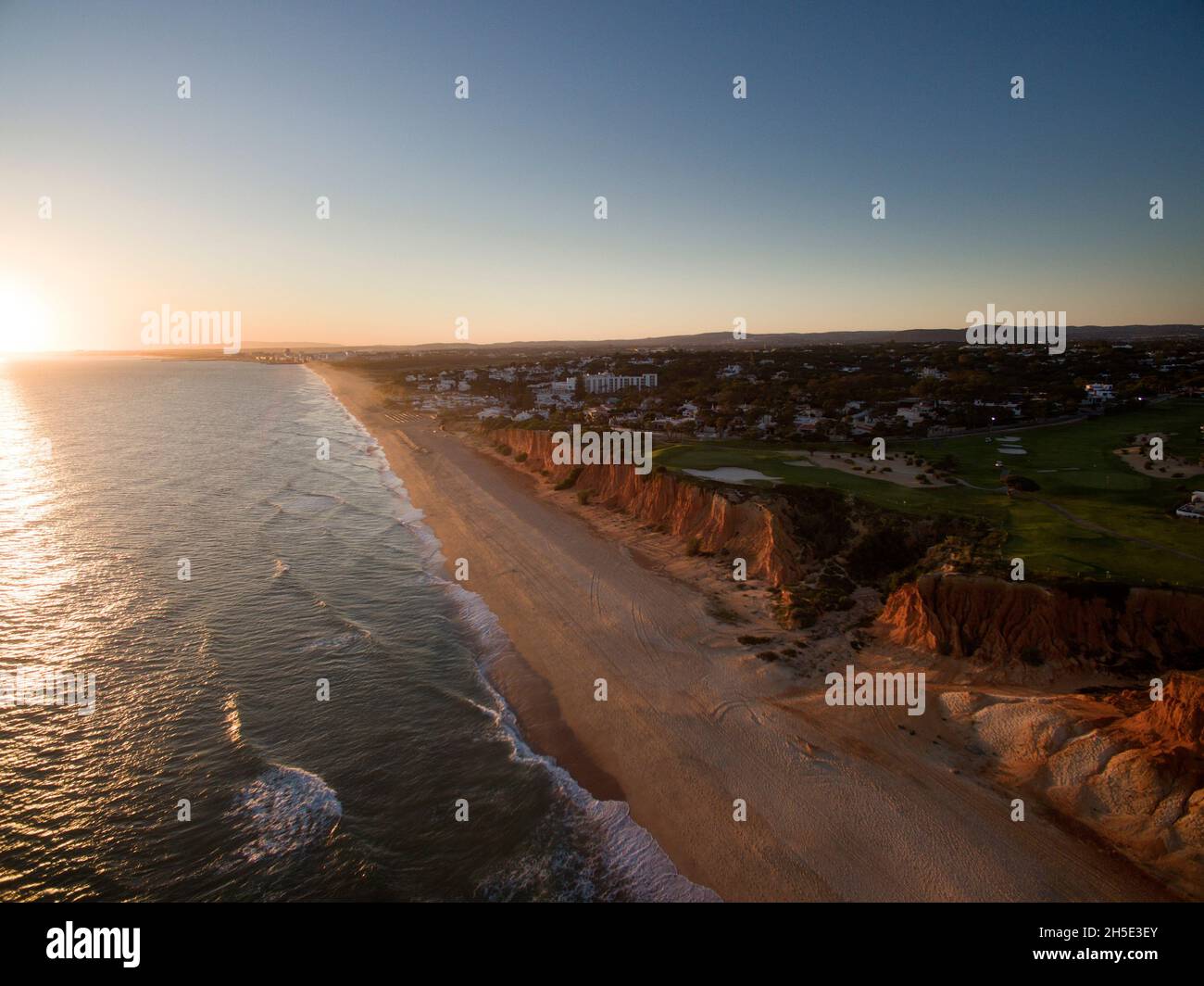 Vale de lobo beach sunset hi-res stock photography and images - Alamy