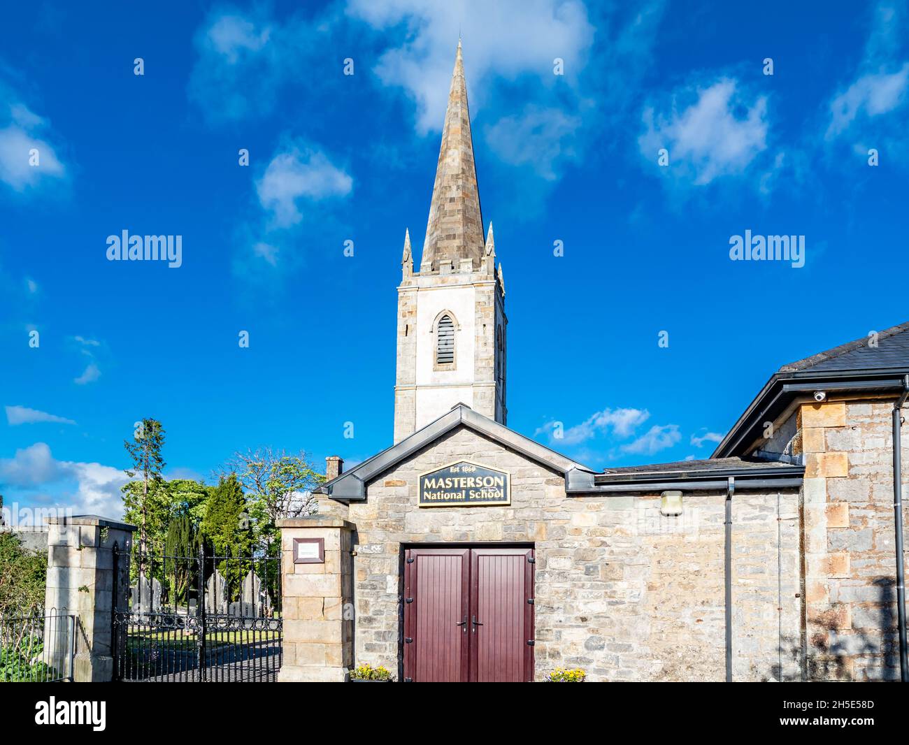 Manorhamilton, Ireland - May 25 2021 : Masterson National School is ...