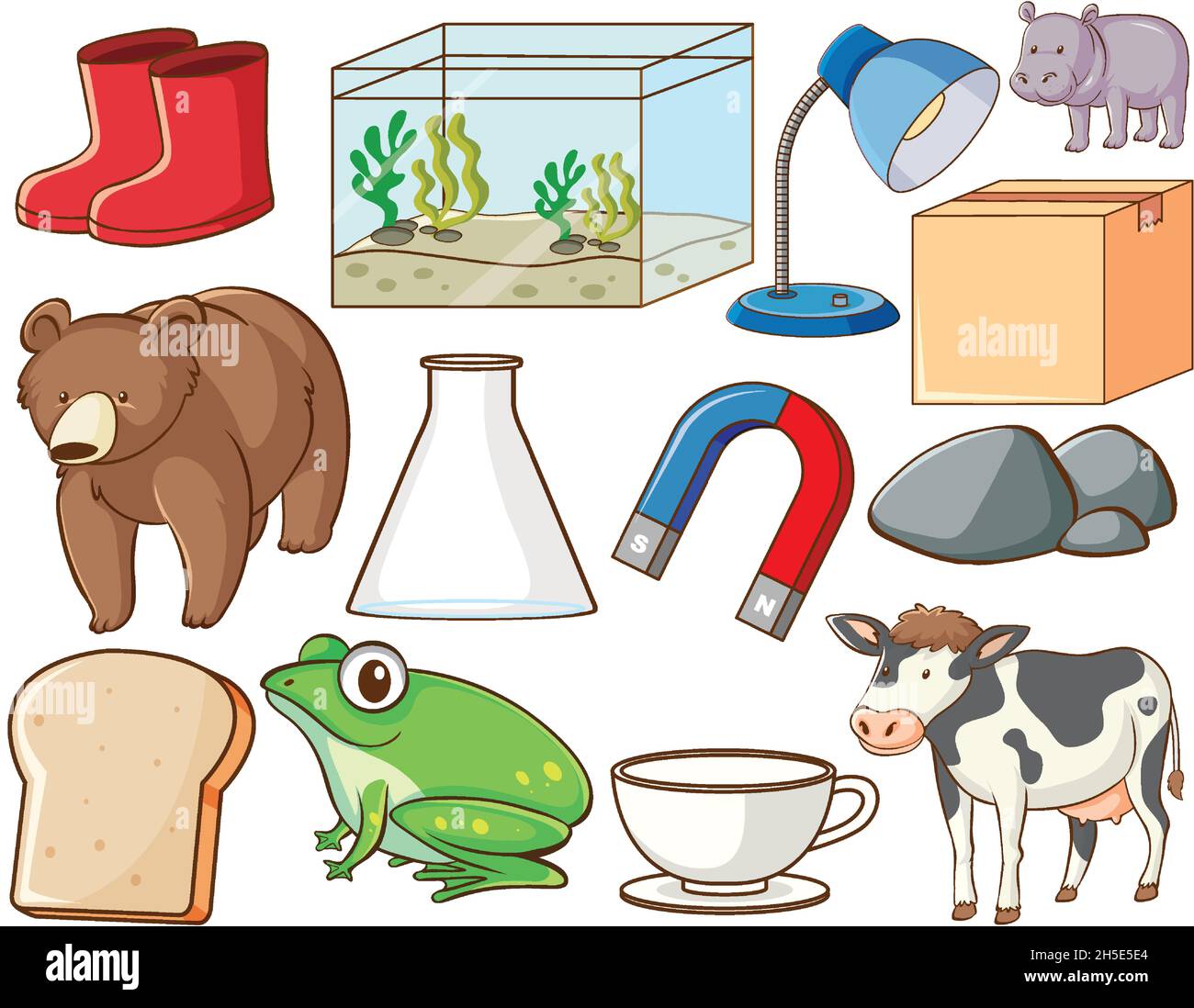 Series various animals Stock Vector Images - Alamy