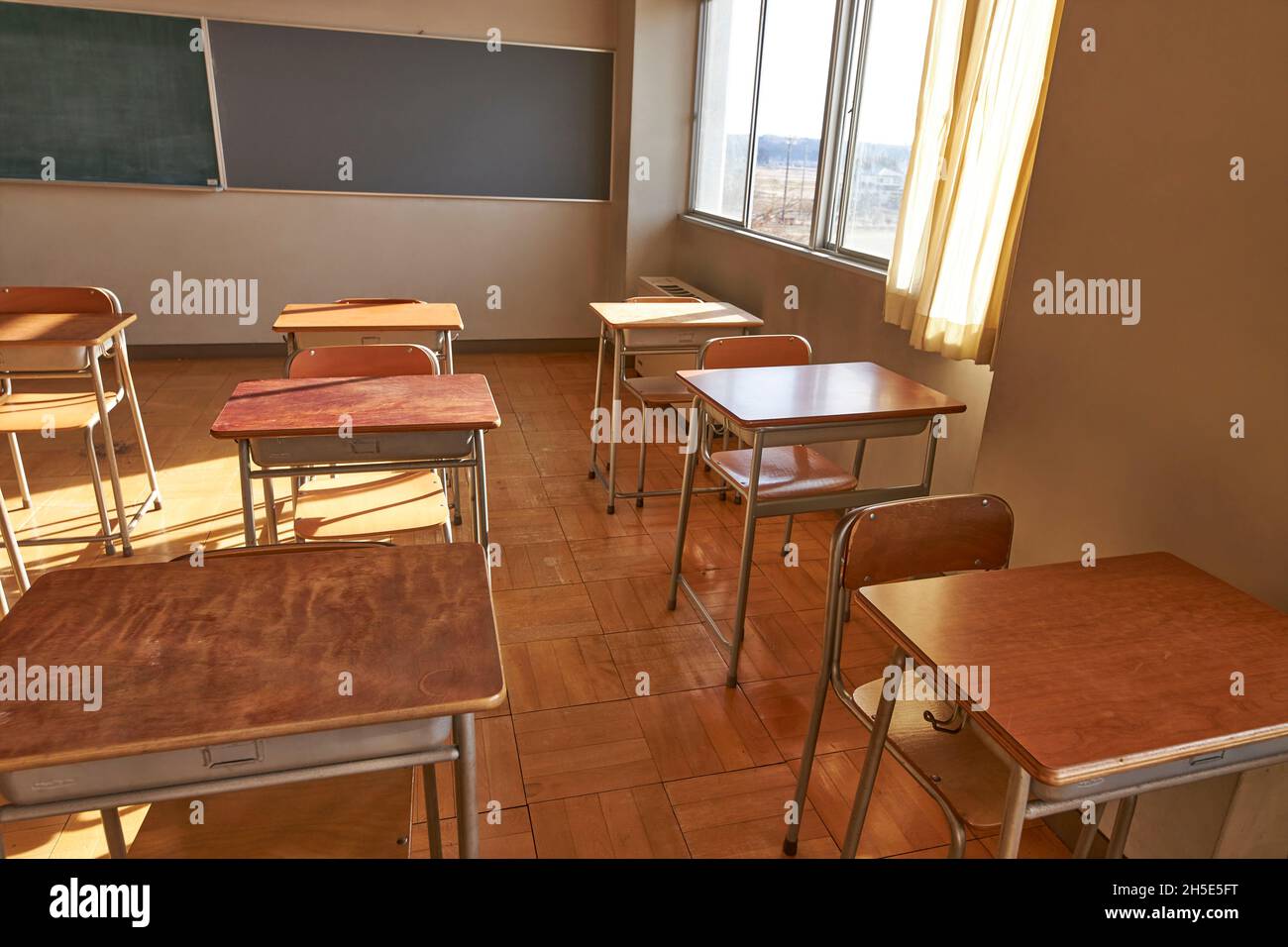 Empty school interior Stock Photo - Alamy