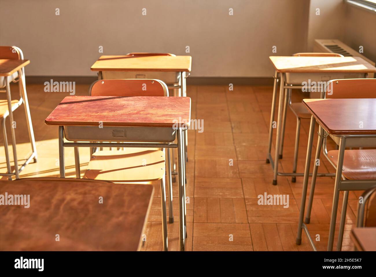 Empty school interior Stock Photo - Alamy