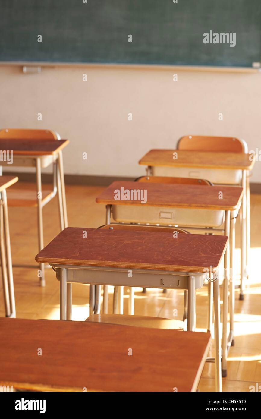 Empty school interior Stock Photo - Alamy