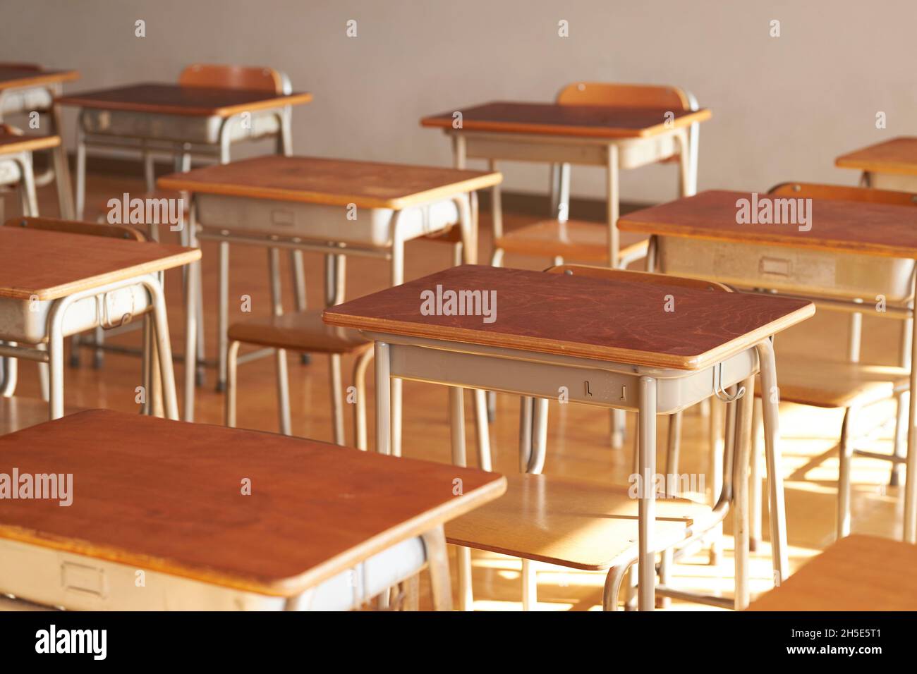 Empty school interior Stock Photo - Alamy