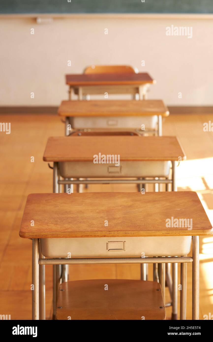 Empty school interior Stock Photo - Alamy