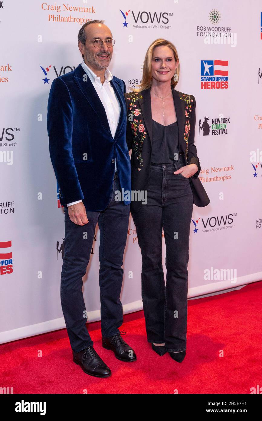 New York, United States. 31st Dec, 2000. Dan Benton and Stephanie March ...